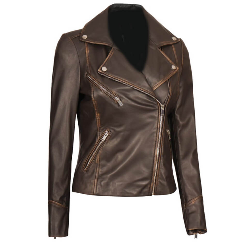 Almost Human Minka Kelly Leather Jacket - Clara Leather