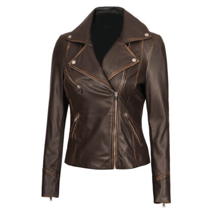 Almost Human Minka Kelly Leather Jacket - Clara Leather